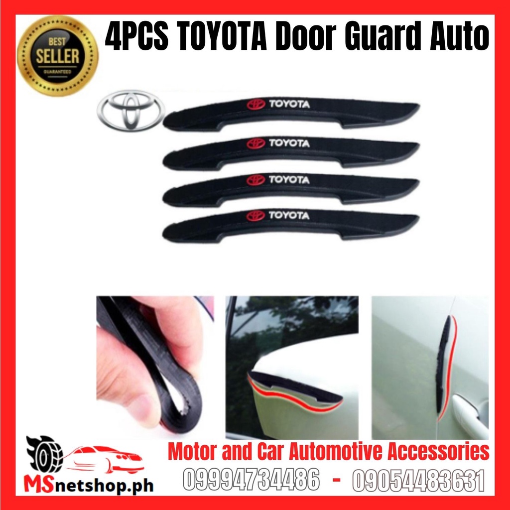 4PCS TOYOTA Door Guard Auto Car Door Edge Corner Protection Scratch ...
