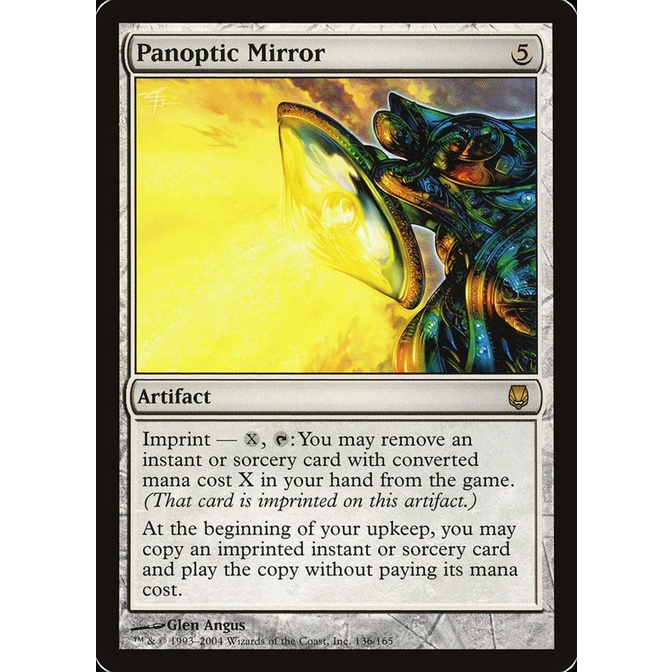 Magic the Gathering - Panoptic Mirror (MODERATELY PLAYED) - MTG ...