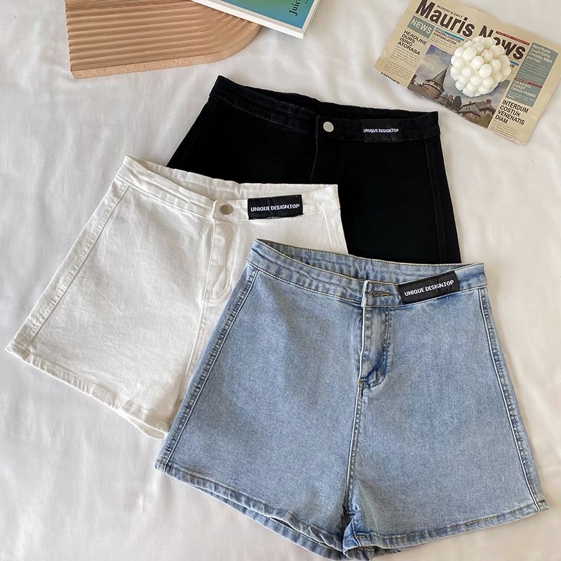 New High Waist 3 Color Shorts Fashionable Casual Shorts For Women ...