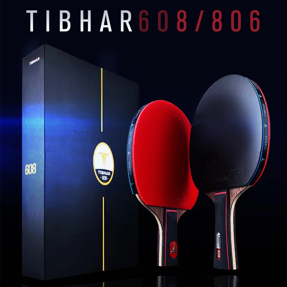 TIBHAR 806/608 Professional Table Tennis Racket FL Handle Ping Pong Bat ...