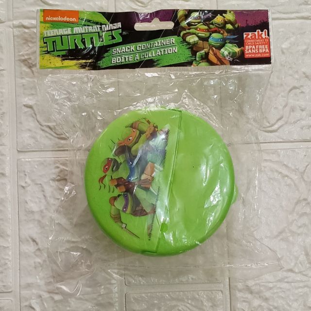 Zak Nickelodeon Teenage Mutant Ninja Turtles Snack Container | Shopee ...