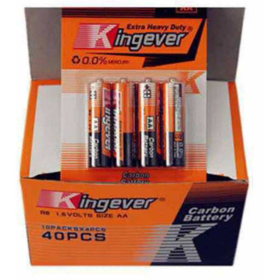 Kingever King Ever Extra Heavy Duty AA or AAA 3A/2A Battery 40pcs ...