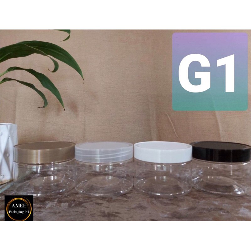 (5pcs) 410ml - 420ml G1 Round Plastic Pet Jar Containers Kitchen ...