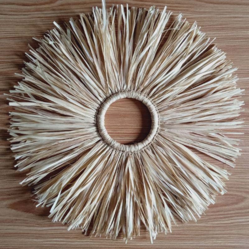 Home Decor Handmade Raffia Abaca Wall Decor Hanging Decor (Per Piece ...