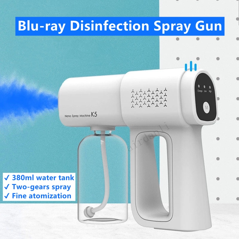 Alcohol Spray Gun Sanitizer Spray Machine 380ML Wireless Electric ...
