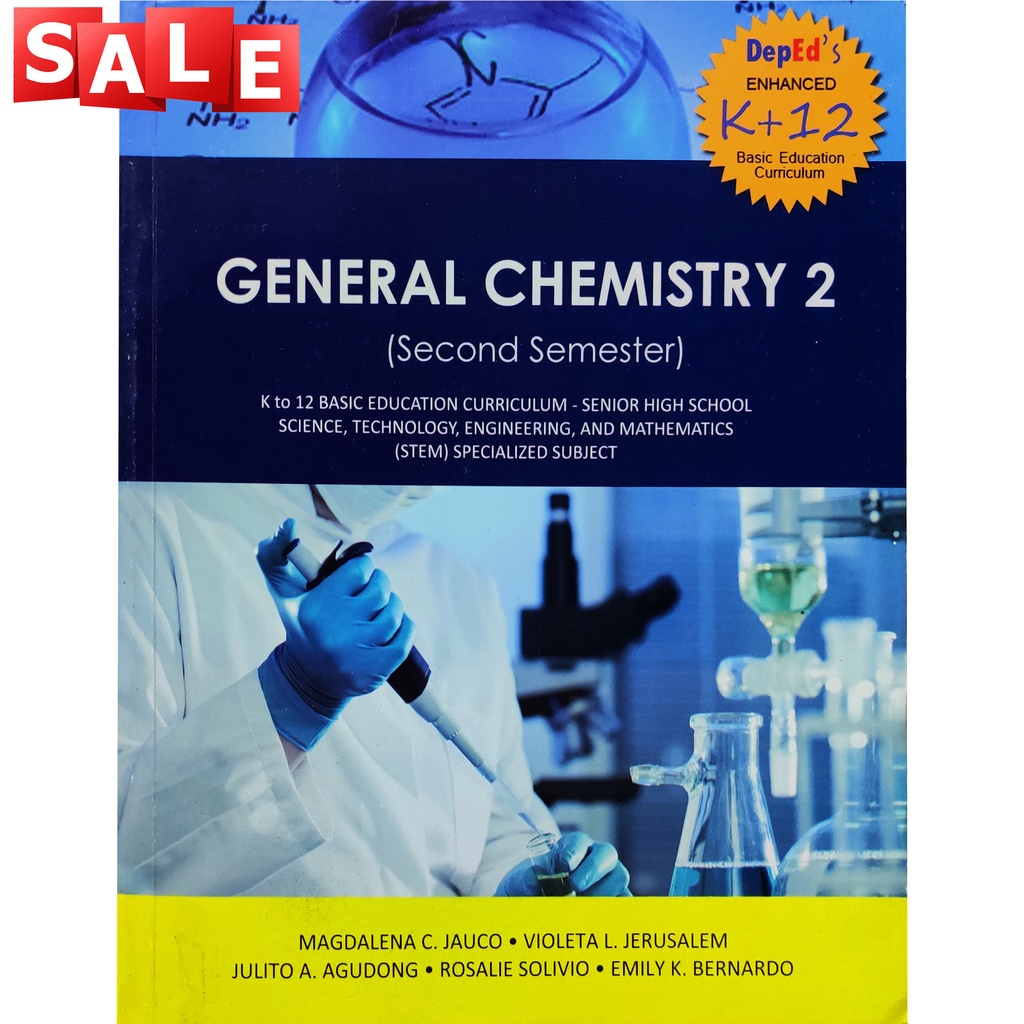 GENERAL CHEMISTRY 2 Second Semester - Jauco | Jerusalem | Agudong ...