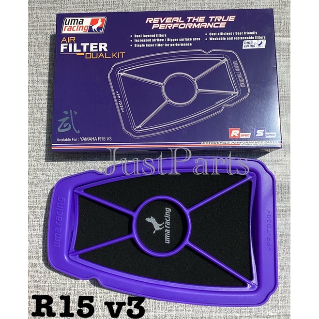 UMA RACING AIR FILTER YAMAHA R15 V3/MT-15/XSR155 | Shopee Philippines