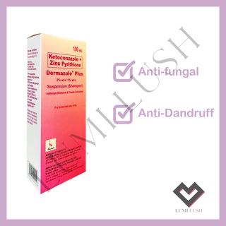 Dermazole Plus Suspension Antifungal Shampoo 50ml / 100ml / LUMI LUSH ...