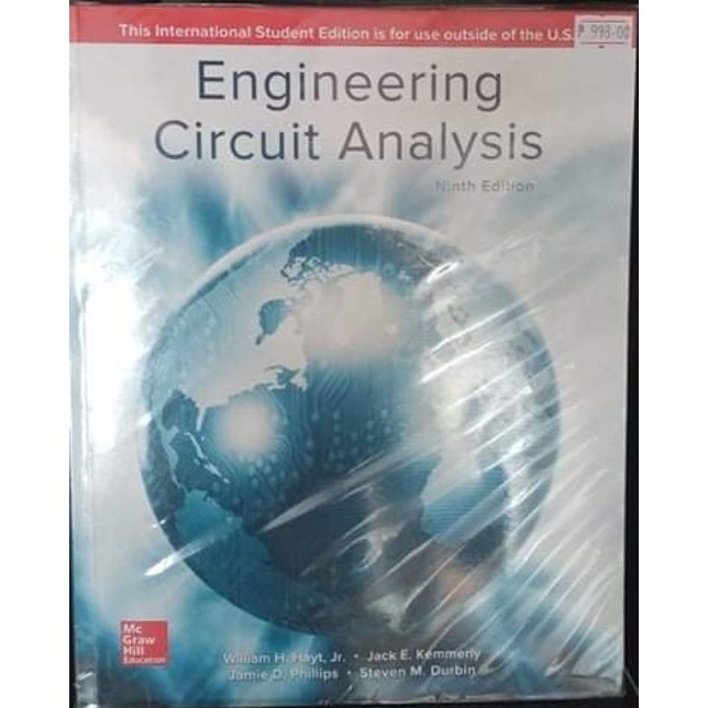 Engineering Circuit Analysis 9th Edition By. William H. Hayt, Jack Kemmerly, Jamie Philips ...