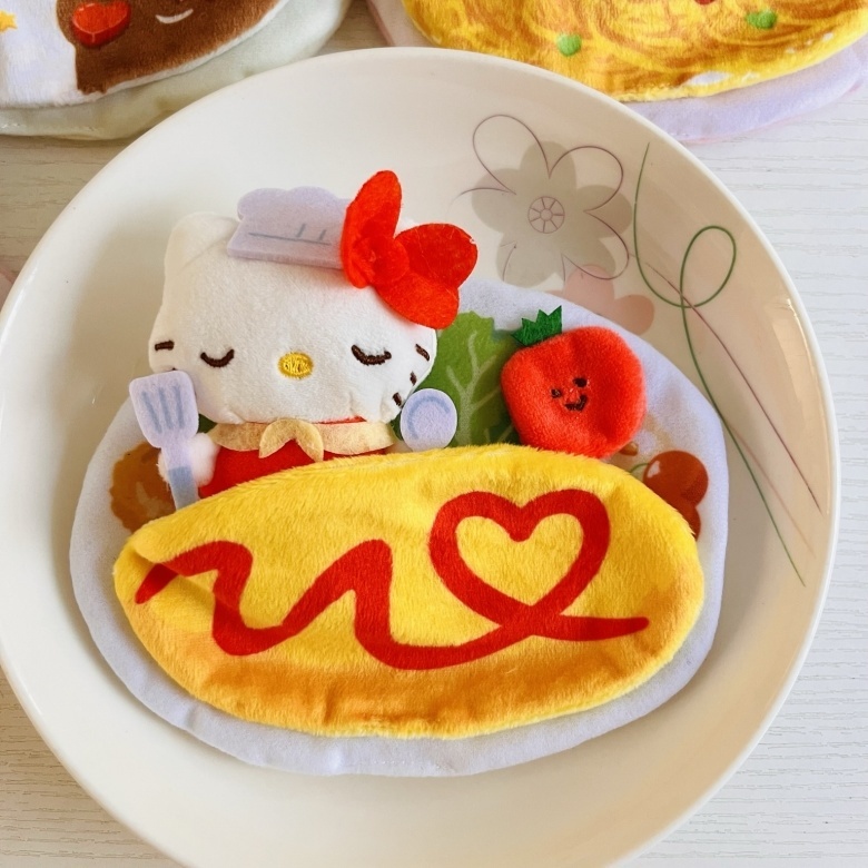 Sanrio Kuromi Hello Kitty Cinnamoroll Cosplay Chef Plush Toy Kawaii ...