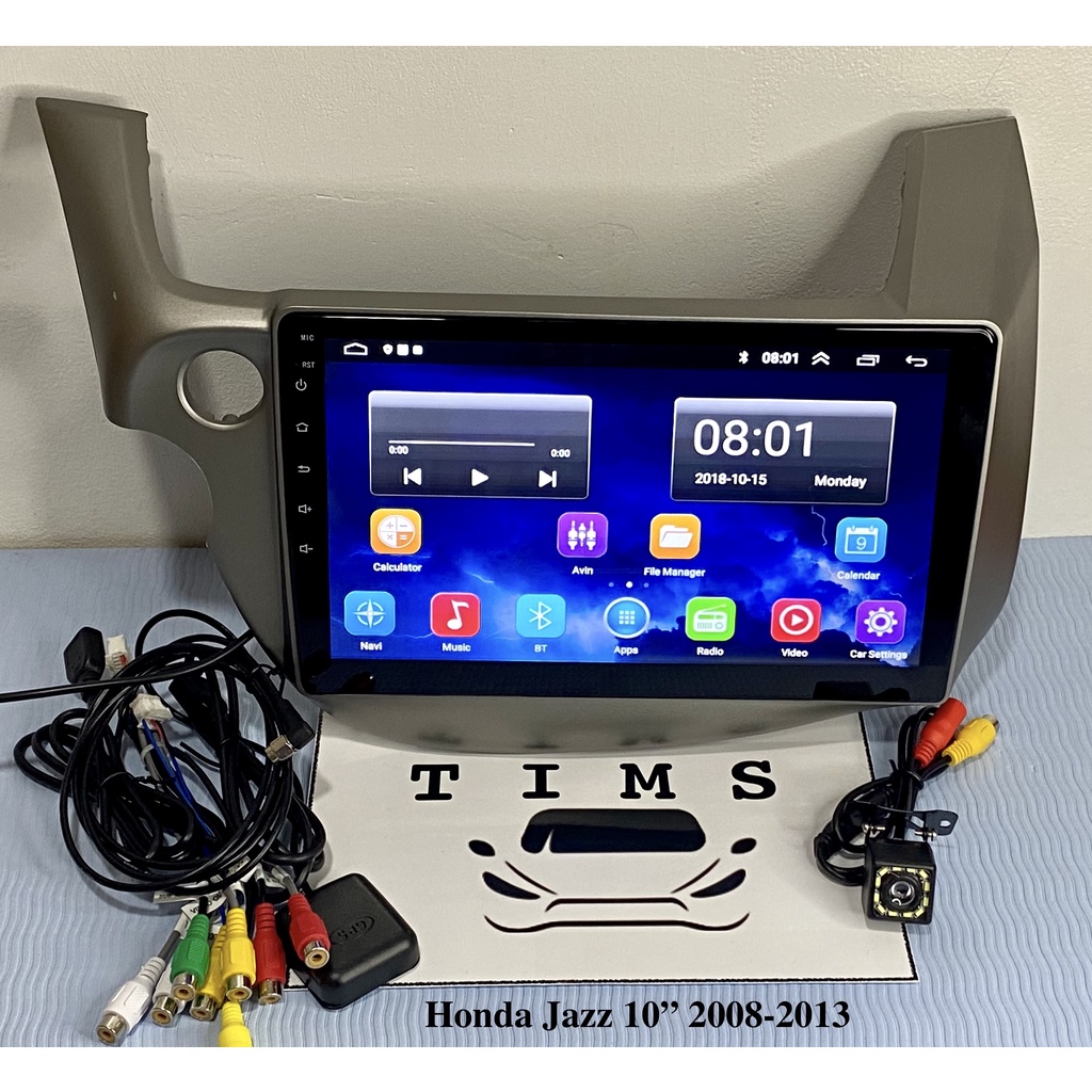 HONDA JAZZ 2008 2009 2010 2011 2012 2013 10” Android Head Unit Stereo ...