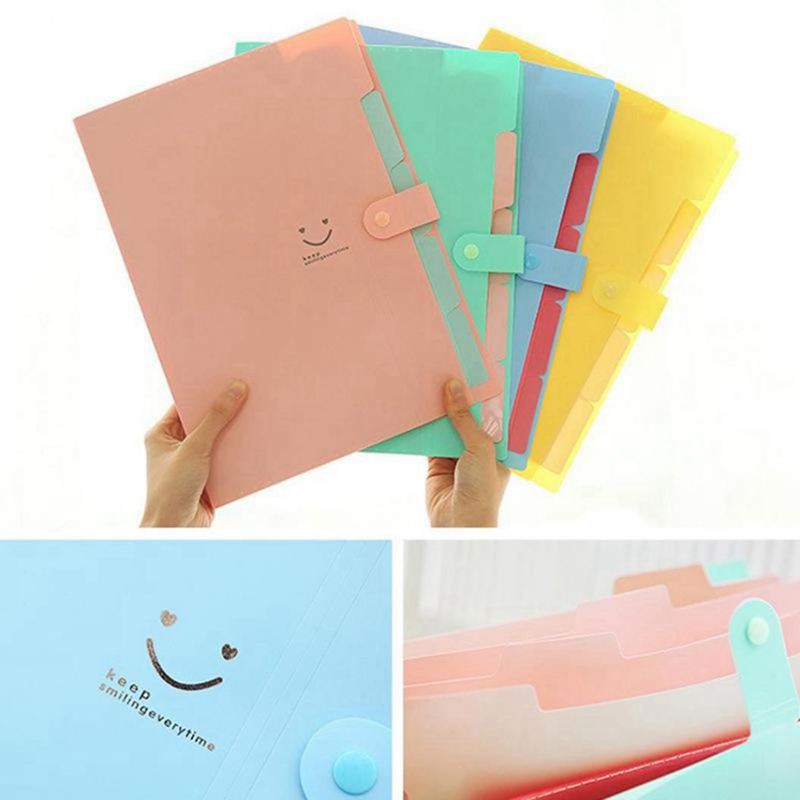Plastic Expanding File Folders Fine A4-Paper Expanding File Folder 5 ...