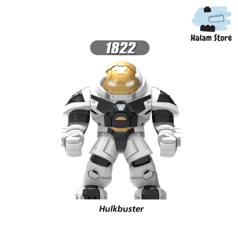 Lego Minifigures XINH XH 1822 assembly toy - Hulkbuster Iron Man MK39 ...
