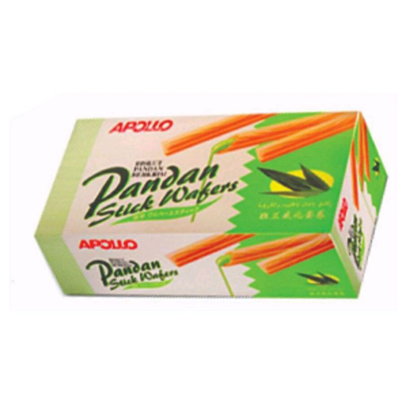 APOLLO WAFER STICK PANDAN 12PCS | Shopee Philippines