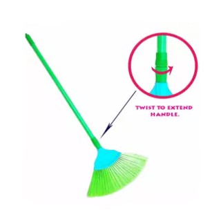Extendable Plastic Handle Whisk Broom ( Walis Tambo) | Shopee Philippines