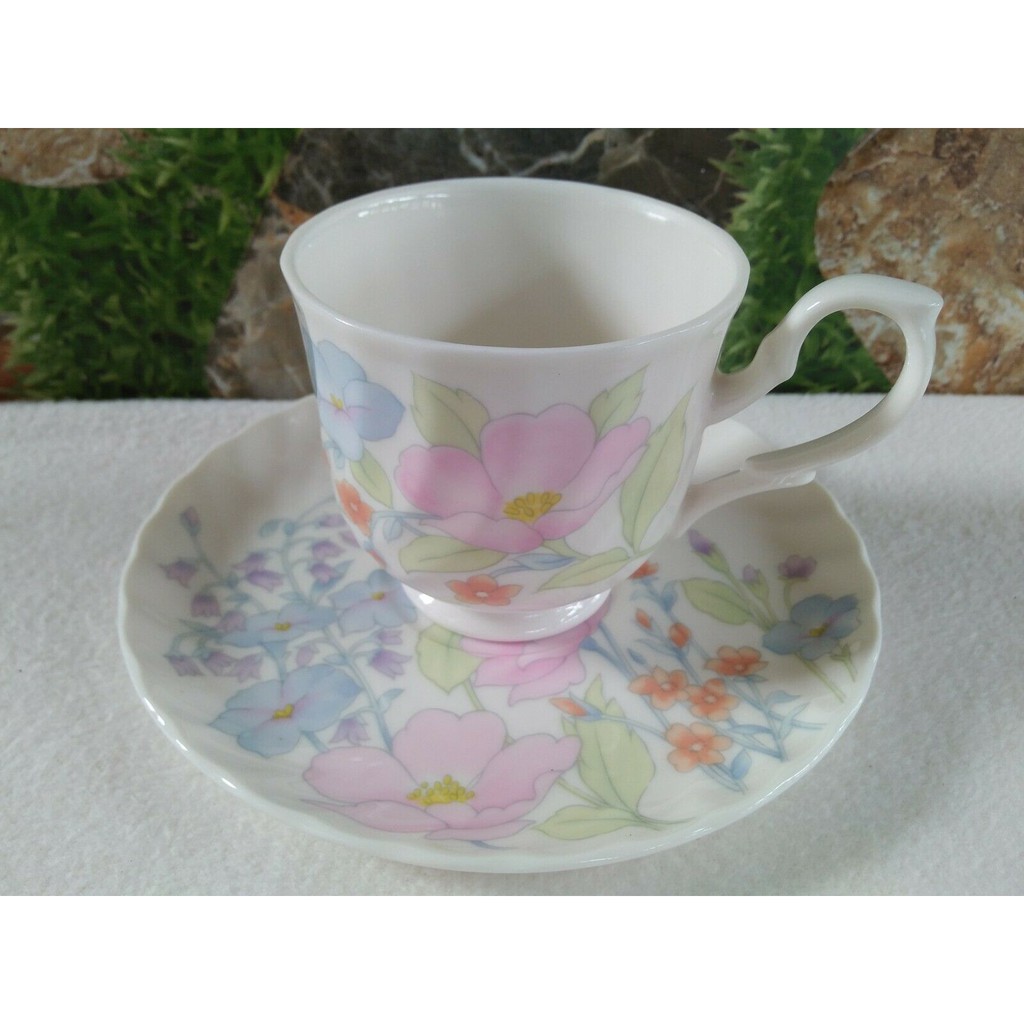 NEW Branded Designer YAMAKA Made in JAPAN Cup & Saucer Floral Design ...