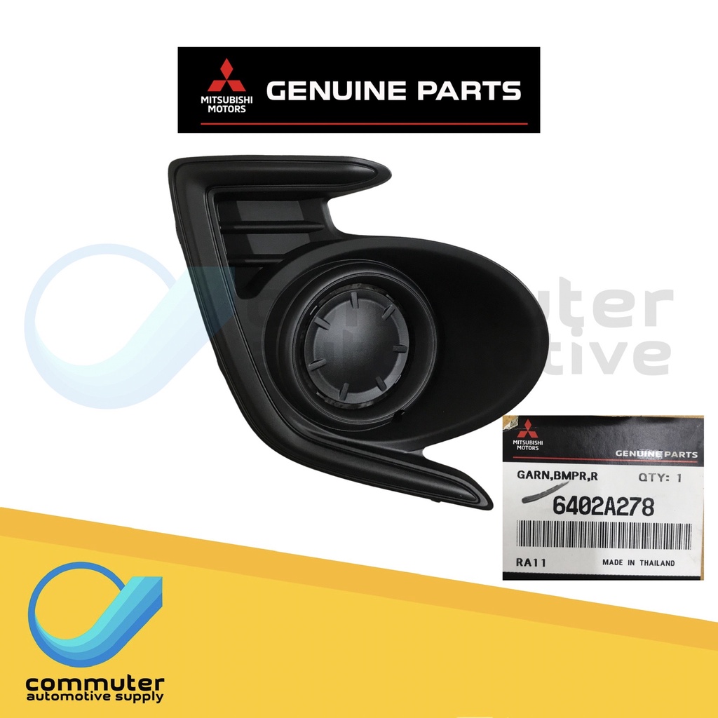 [RIGHT] Fog Lamp Cover Mitsubishi Mirage G4, Mitsubishi Mirage ...