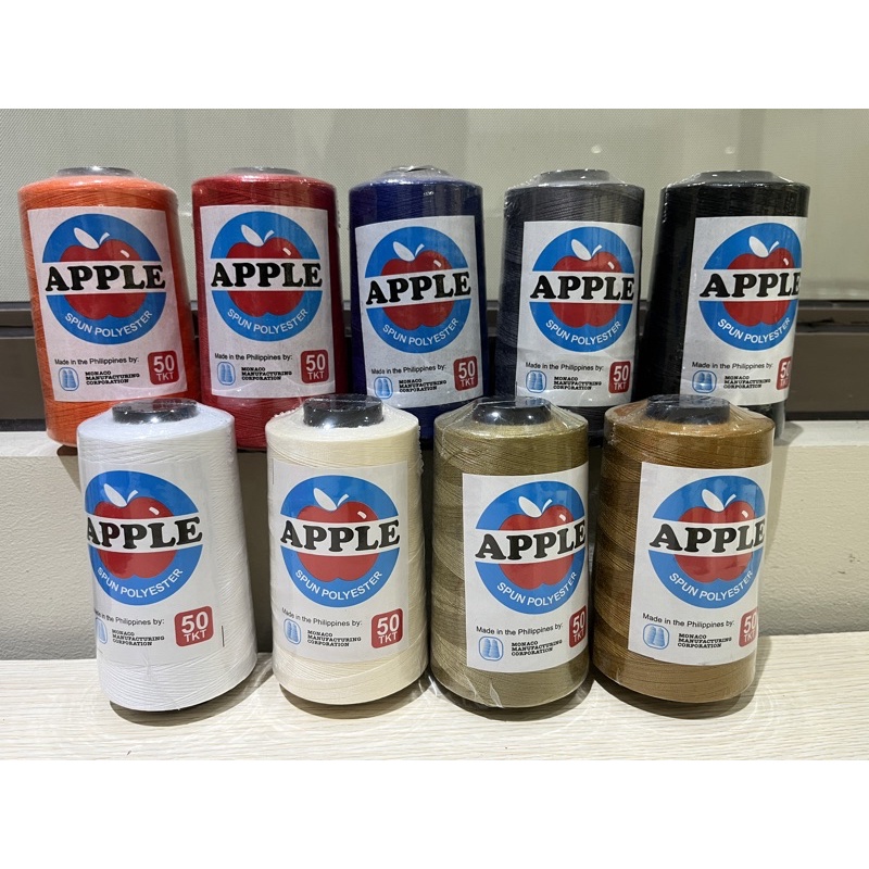 Apple Sewing Thread TKT 50 2500 meters | Shopee Philippines
