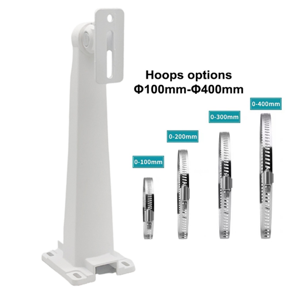 27cm Long Arm Support Monitoring Pole Hoop Bracket Surveillance CCTV ...