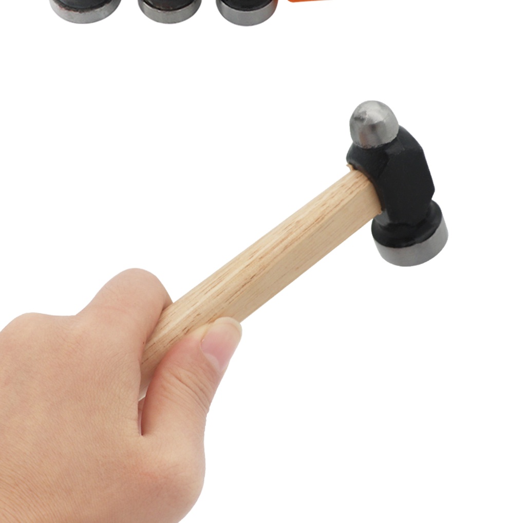 Round Head Rubber Hammer Practical Round Head Hammer With Wooden Handle ...