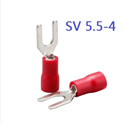 SV5.5-4 SV5.5-5 SV5.5-6Cold pressure terminal fork pre - insulated ...