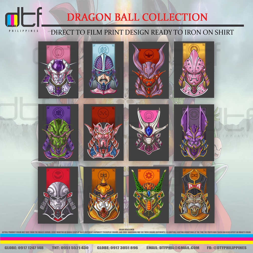 DTF Prints- Ready to Press - Dragon Ball 3.0 Collection-Customized ...