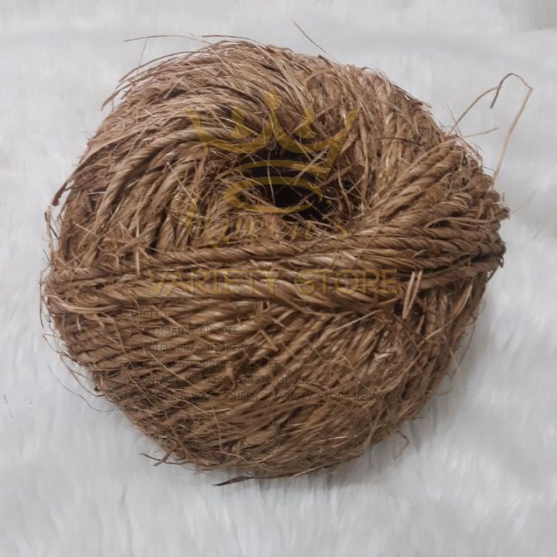 1kg. Jute Hemp Rope"ABAKA Twine"String cord Craft String | Shopee ...