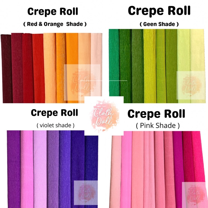 Premium Crepe Paper for making paper flowers Part 2 | Shopee Philippines