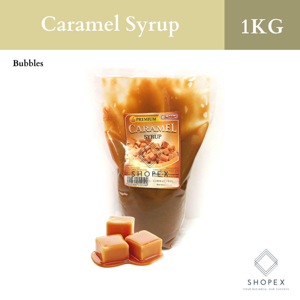 Bubbles Caramel Syrups 1KG / Bubbles Best Food Syrups / Bubble Caramel ...