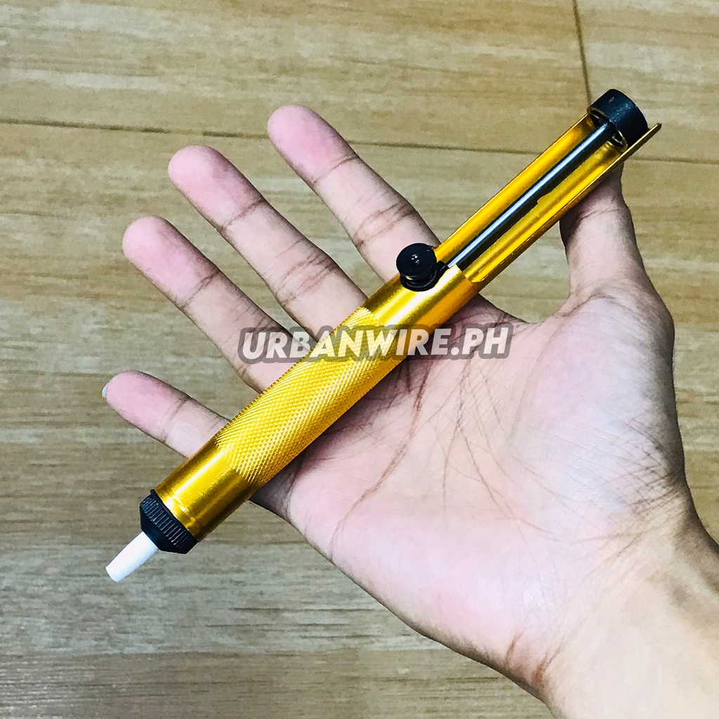 High Quality Plastic Solder Sucker Desoldering Pump GOLD Heavy Duty ...