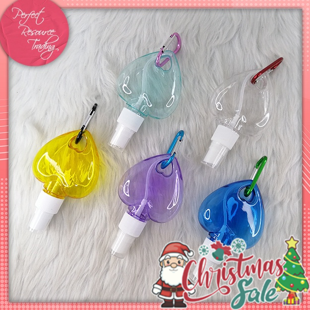 (50pcs set) 50ml Colored Heart Shape Spray Bottle with Assorted Color ...
