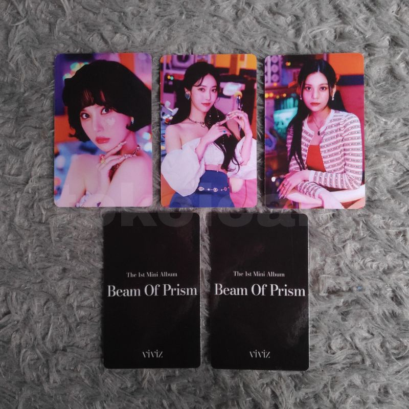 Photocard VIVIZ Bop Bop Beam of Prism 1st Mini Album Bop Bop ver | Eunha SinB Umji Gfriend ...