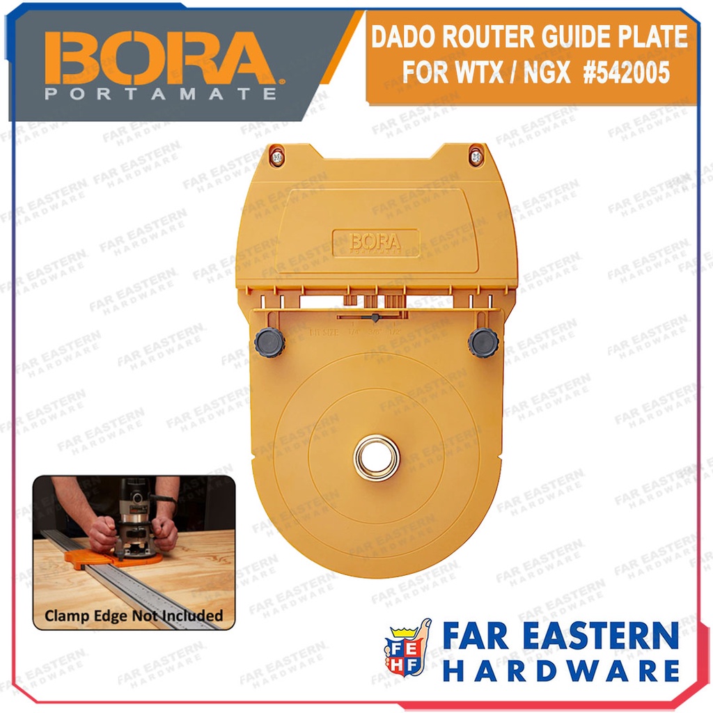 BORA Dado Router Guide Plate for WTX/NGX #542005 | Shopee Philippines
