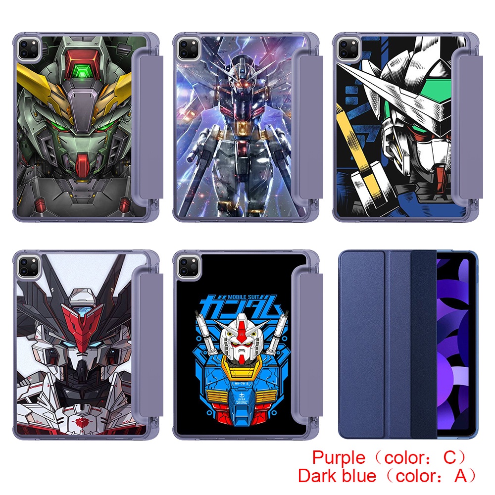 D45 GUNDAM Dark blue Soft silicone Case for iPad 7 8 9 Pro Mini4 Mini5 ...