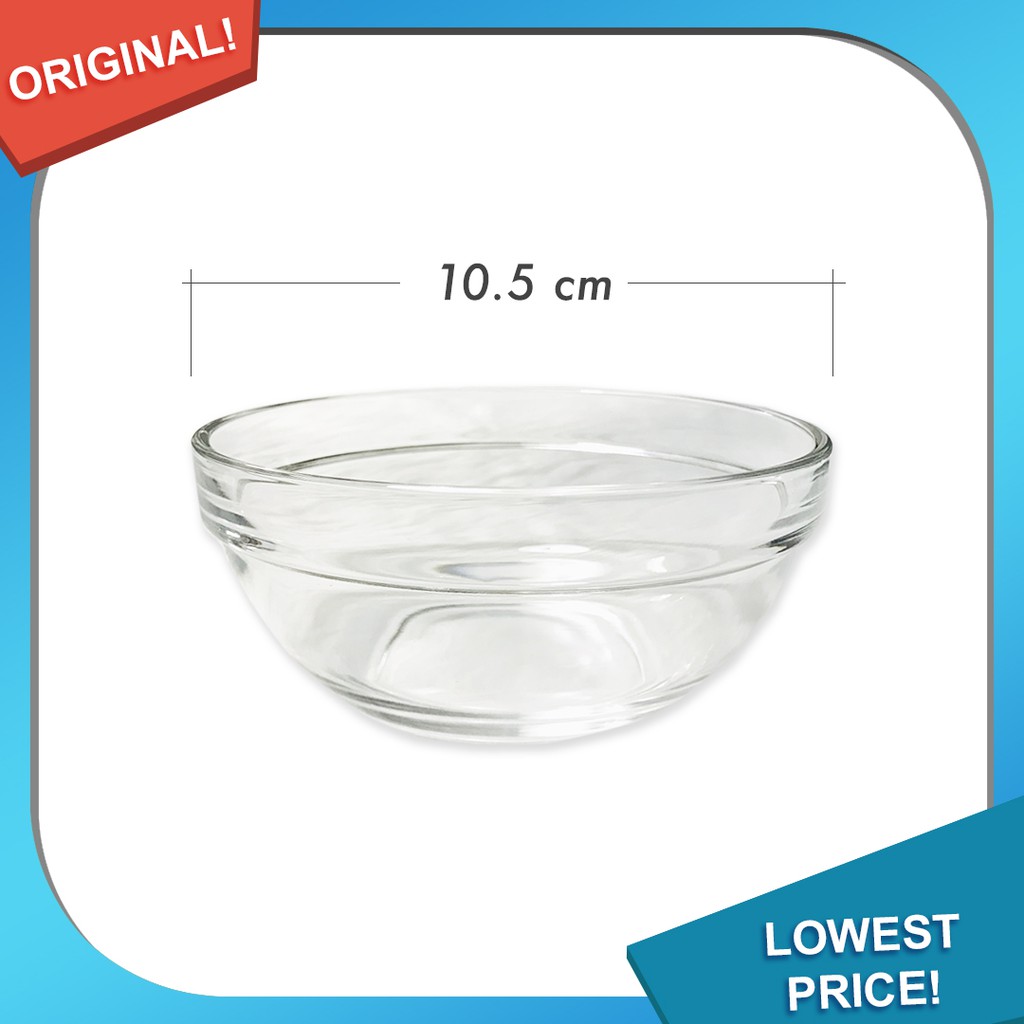 Glass Bowl 6cm, 10.5cm, 12cm, 14cm & 17cm | Shopee Philippines