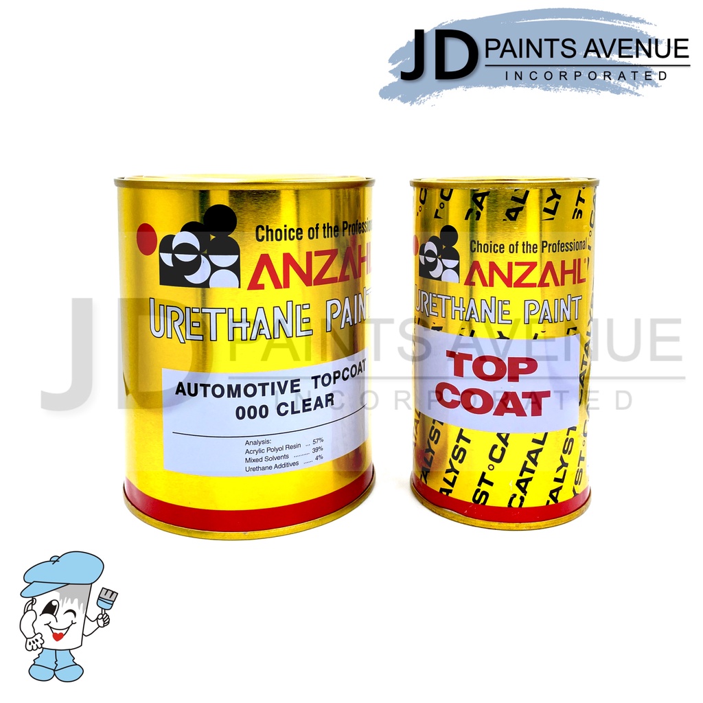 Anzahl Urethane Automotive Topcoat Clear w/ Topcoat Catalyst | Shopee Philippines
