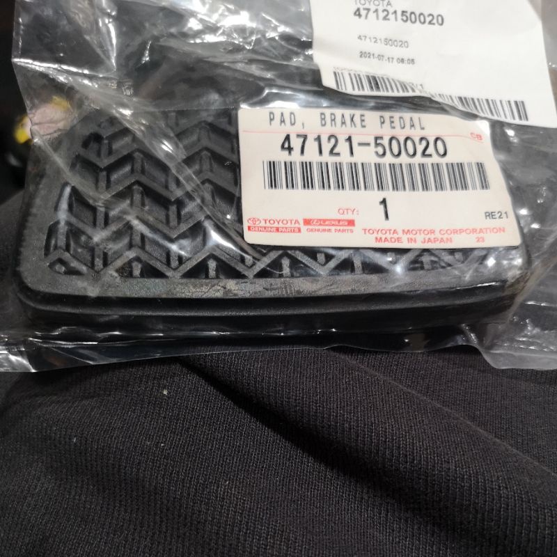 Brake pedal pad 47121-50020 4Runner, Avalon, Camry, FJ Cruiser ...
