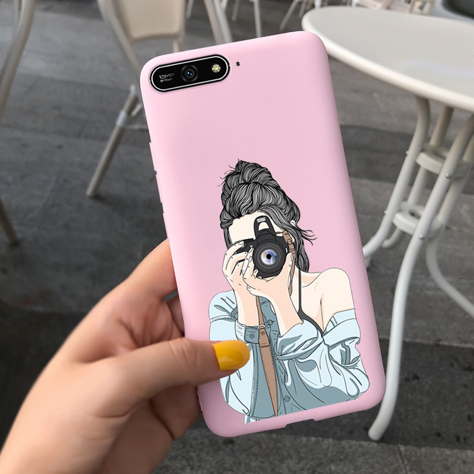 Huawei Y6 2018 ATU-L22 / Y6 Prime 2018 ATU-L42 Case Beautiful Girl Love ...