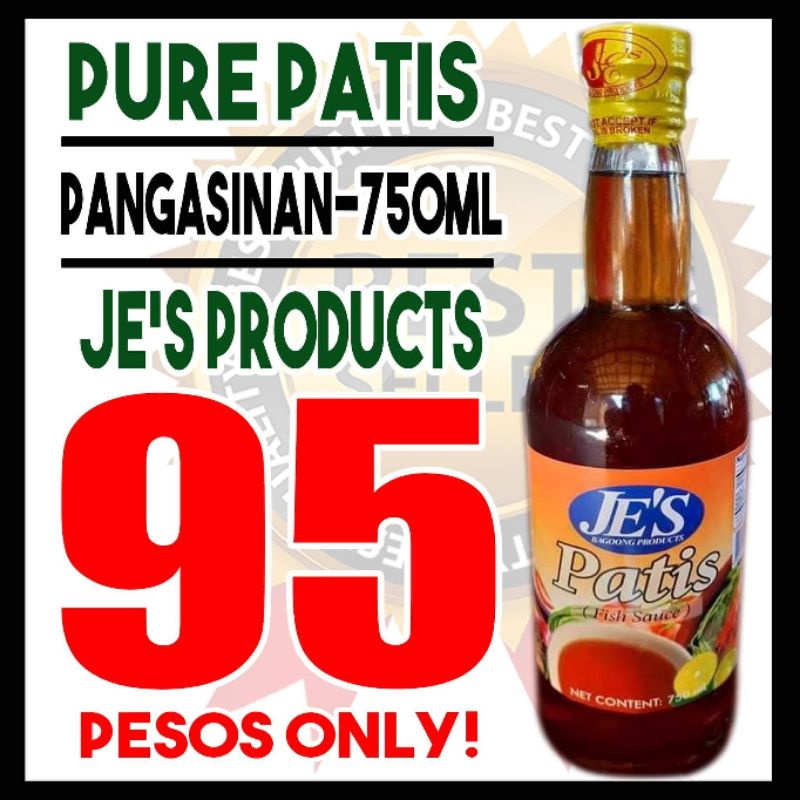 Pangasinan Pure Patis 750ML | Shopee Philippines