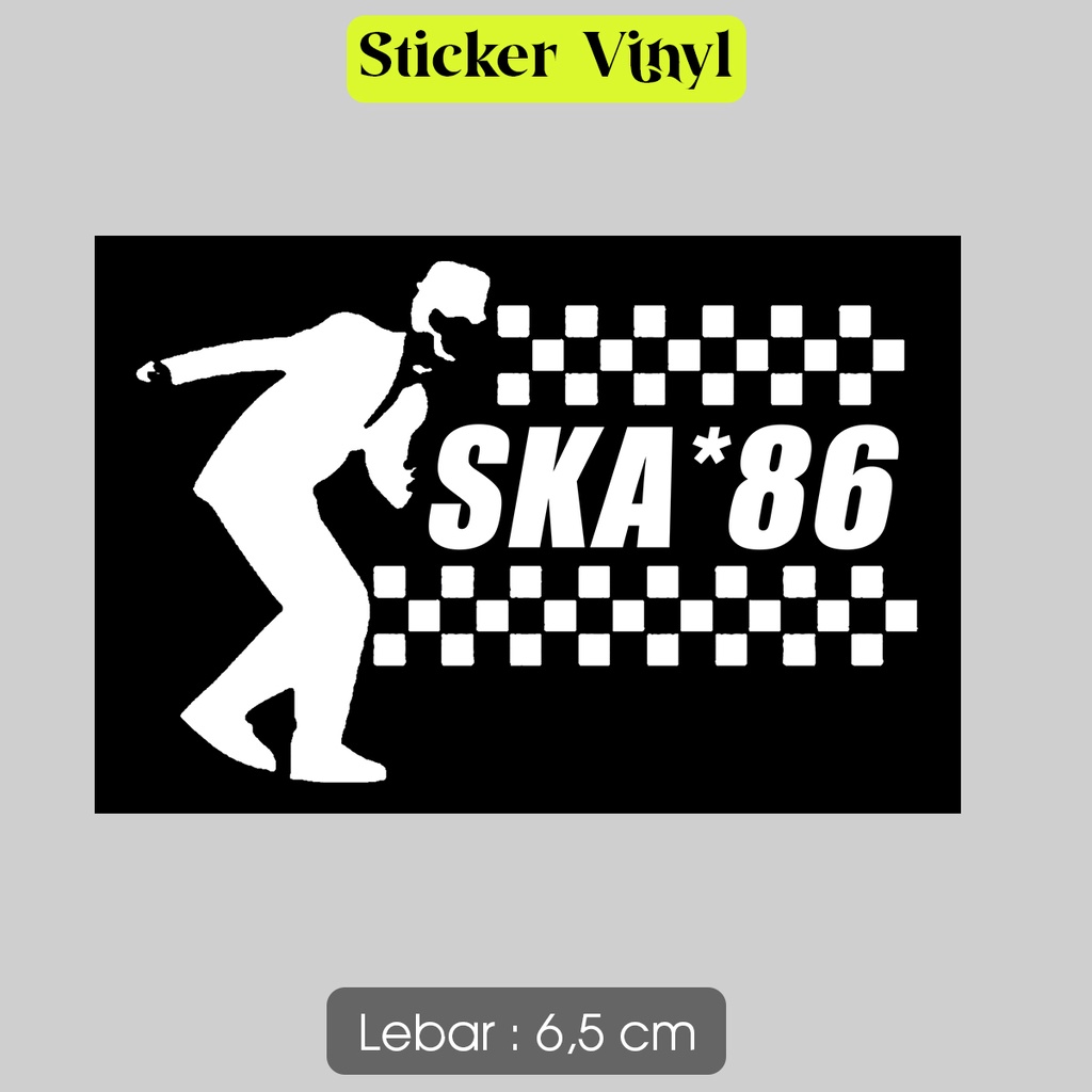 SKA 86 Uye Tone Sticker Vinyl Sticker Waterproof Material Unit | Shopee ...