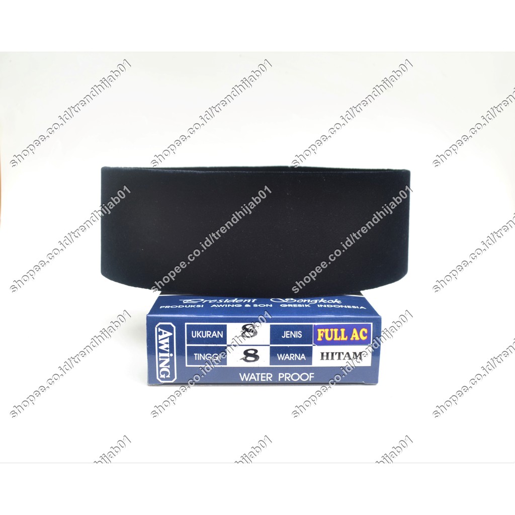 Songkok Awing 8 cm Full AC Songkok Awing Original | Shopee Philippines
