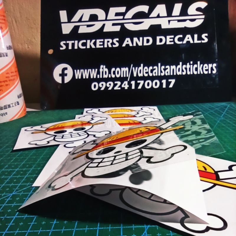 Straw Hat Pirates Emblem Logo High Quality Cutout Decals 100% ...