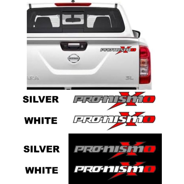 Nissan Navara Pro-nismoX Sticker Design for rear | Shopee Philippines