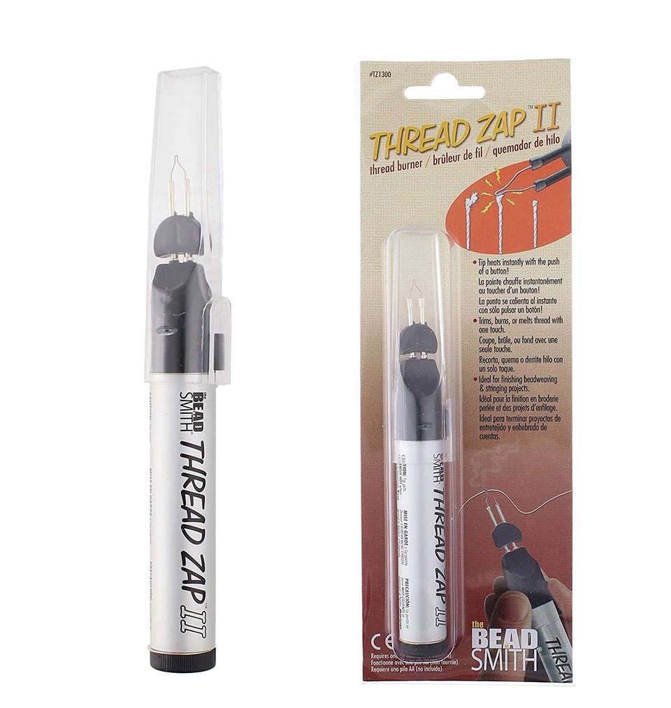 The Beadsmith Thread Zap II, Thread Burner, 5.25 inches, Push Button ...
