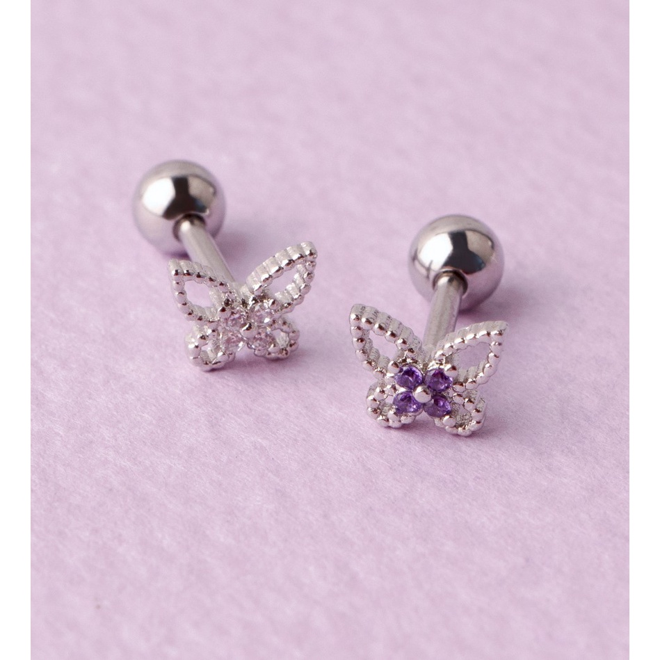 Dot Line Butterfly piercing (piercing) | Shopee Philippines