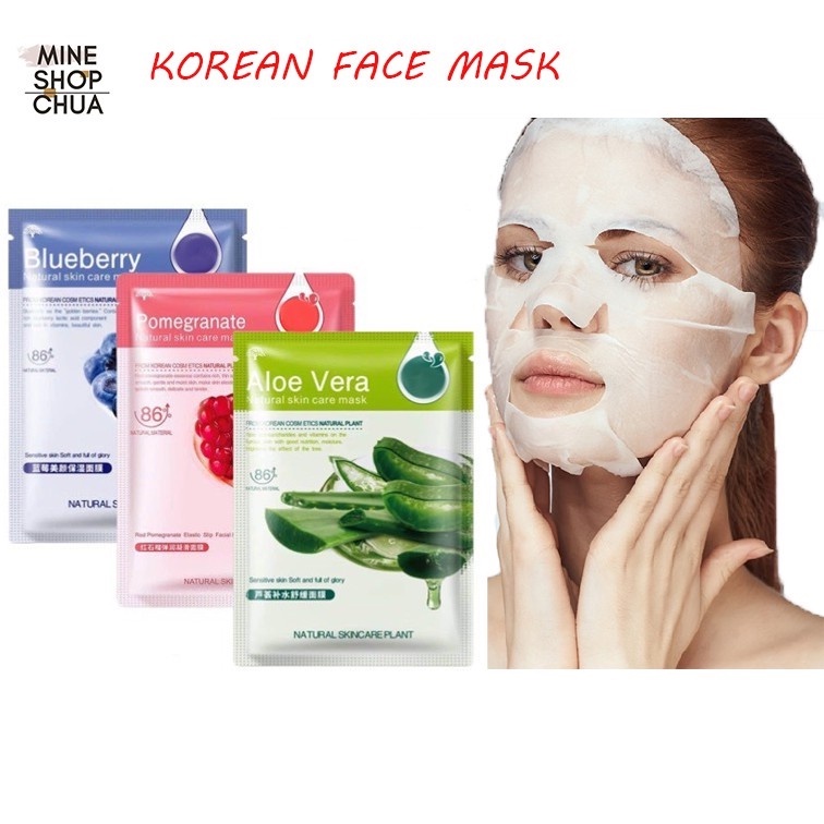 ASSORTED KOREAN FACIAL MASK BUNDLE OF 3 BEAUTY FACE MASK, KOREAN STYLE ...