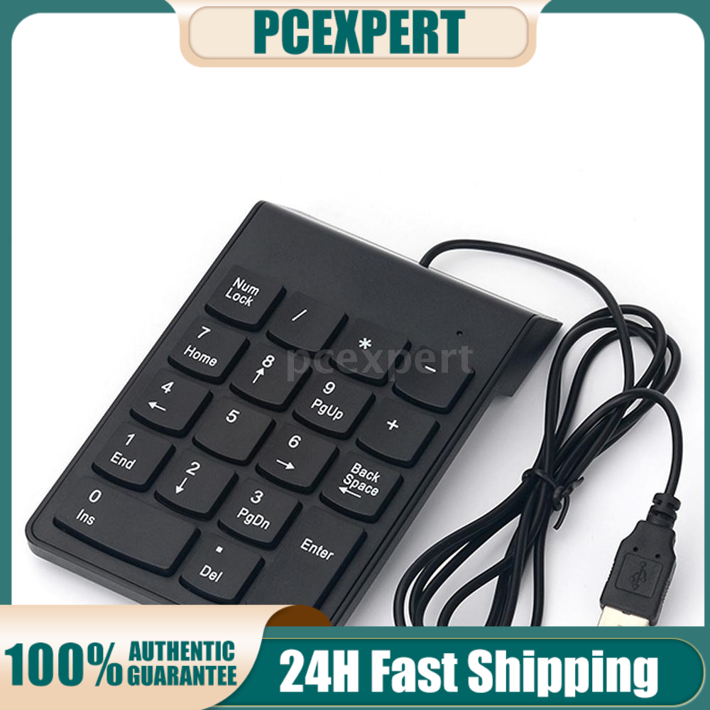Wired USB Numeric Keypad Slim Mini Number Pad Digital Keyboa | Shopee ...