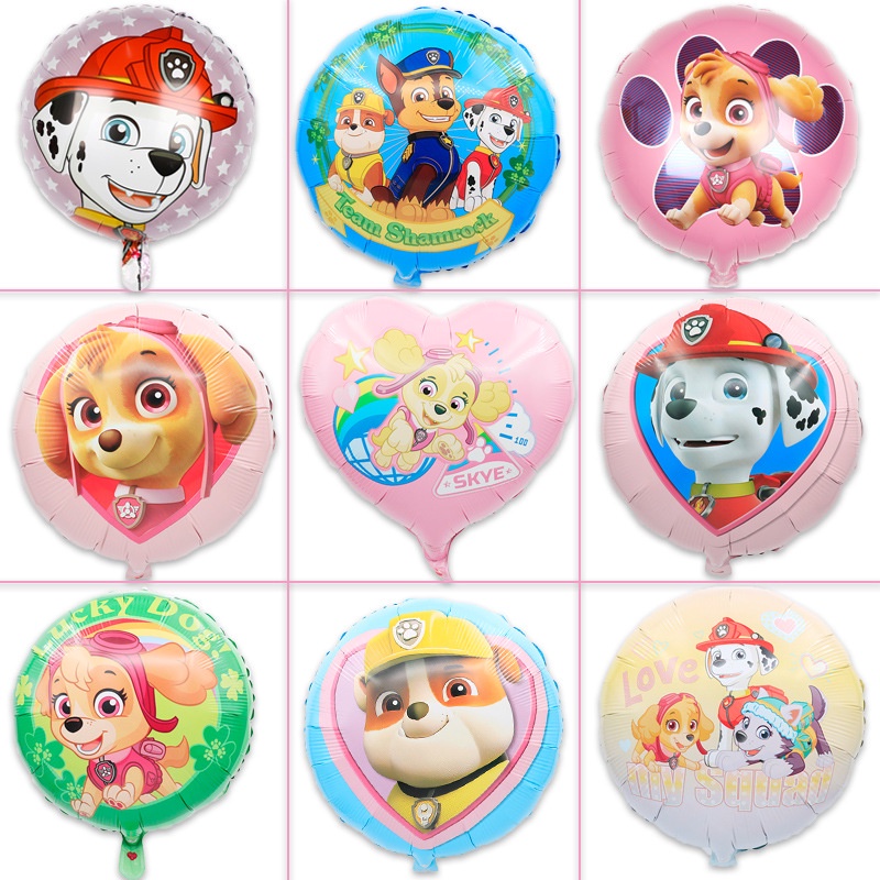 18" PAW Patrol Aluminum Film Balloon Children's Toy Handheld Balloon ...