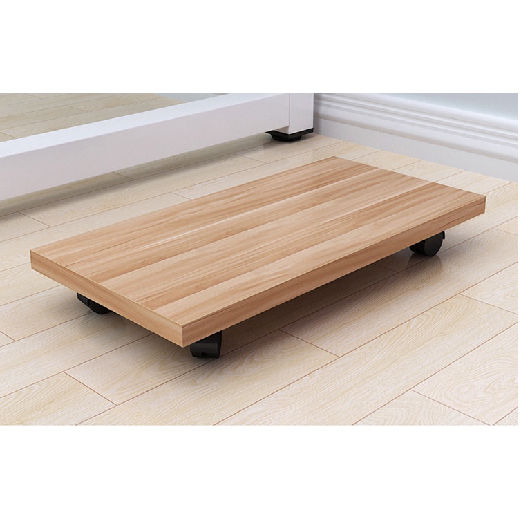STUDIO Minimalist Wooden CPU Cart with Wheels (Wood) | Shopee Philippines