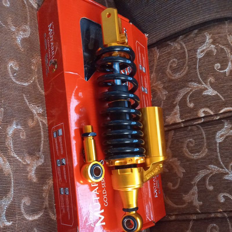 Mutarru Rear Shock for CLICK/MIO/BEAT/M3 300MM-330MM | Shopee Philippines